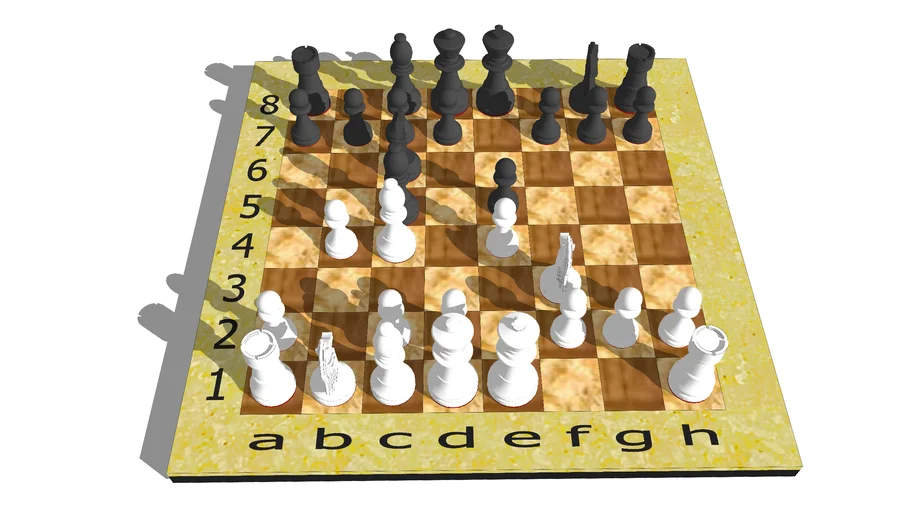 Chess - Open game openings | 3D Warehouse