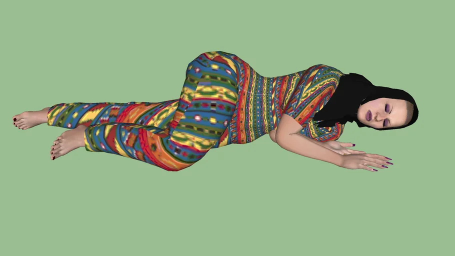 3d woman, Makehuman, Blender | 3D Warehouse