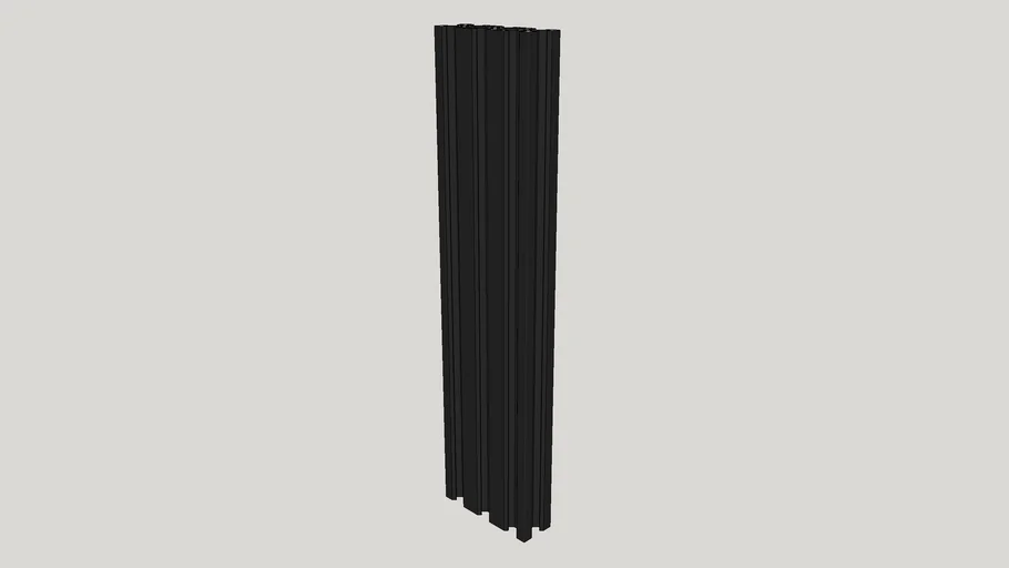 V-Slot 20x60x250 Linear Rail Black_1_0 | 3D Warehouse