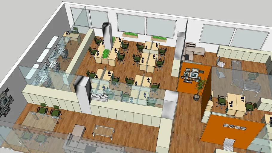 Office Model | 3D Warehouse