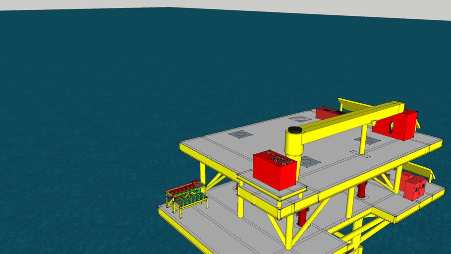 Offshore jacket | 3D Warehouse