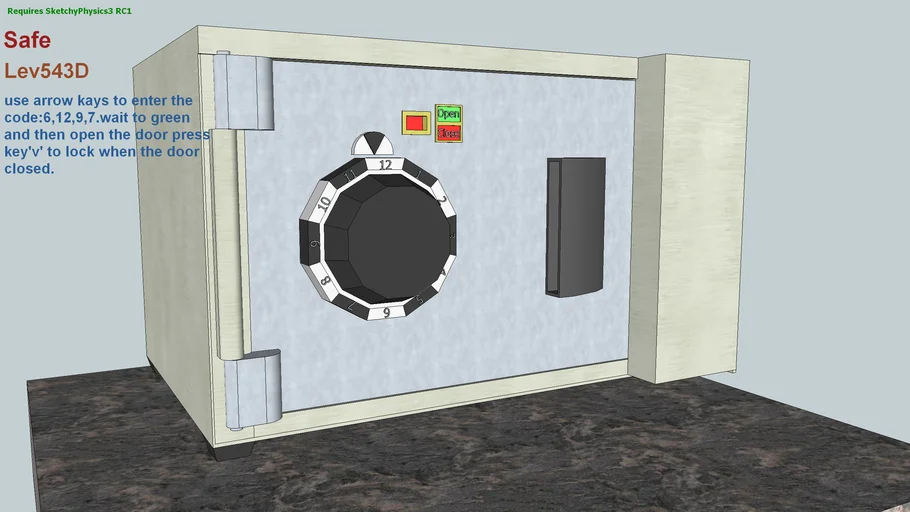 Simple Safe | 3D Warehouse