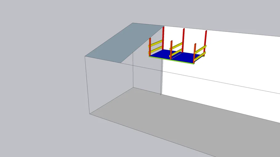 Ceiling Mounted Lumber Rack | 3D Warehouse