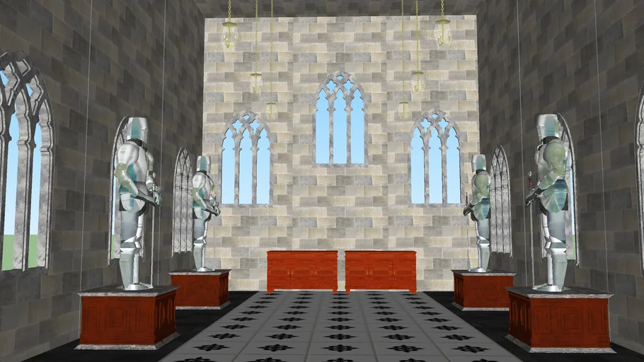 Medieval style castle room | 3D Warehouse