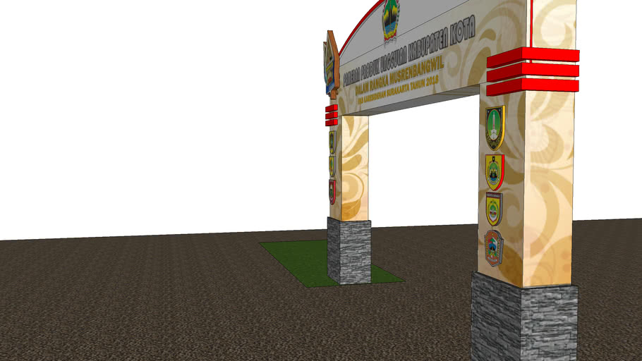 Gate Pameran Mustrenbangwil sragen | 3D Warehouse