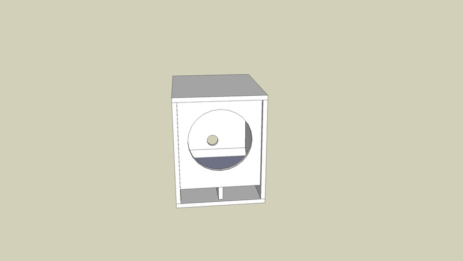 12'' Subwoofer Housing Casing | 3D Warehouse