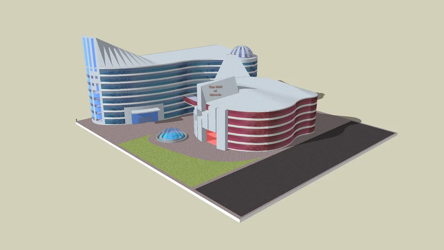 Modern commercial Complex | 3D Warehouse