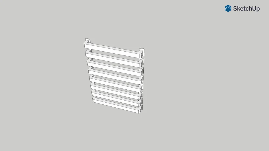 square bath radiator | 3D Warehouse
