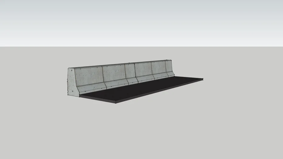 ConnDOT 32' High Standard Parapet | 3D Warehouse