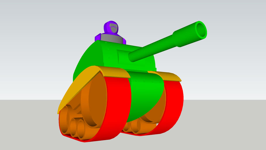 newgrounds tank reproduced in 3D | 3D Warehouse