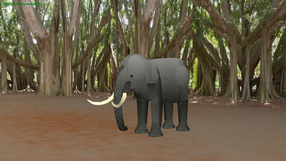 Ruby The Elephant by John | 3D Warehouse