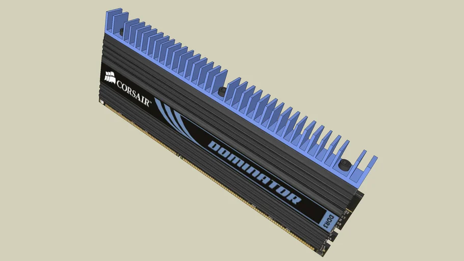 Corsair Dominator 2Gb ram-ddr3 1600 | 3D Warehouse