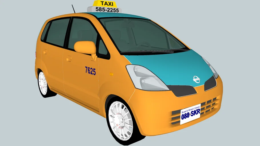 Nissan Moco/Suzuki MR Wagon Taxicab | 3D Warehouse