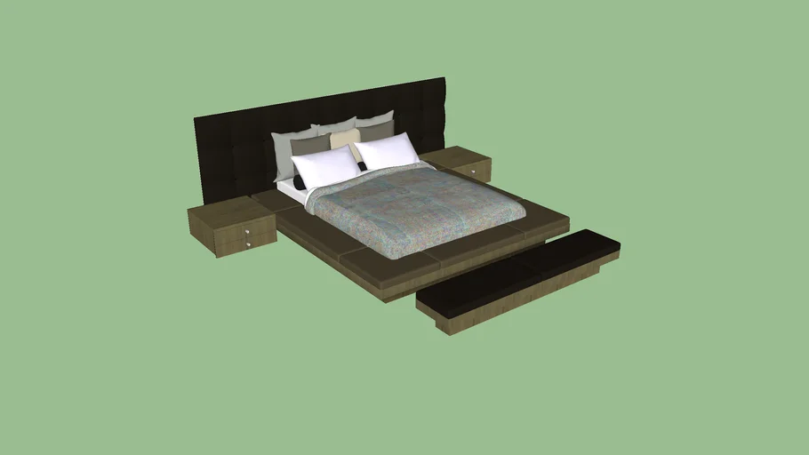bed design 1 | 3D Warehouse
