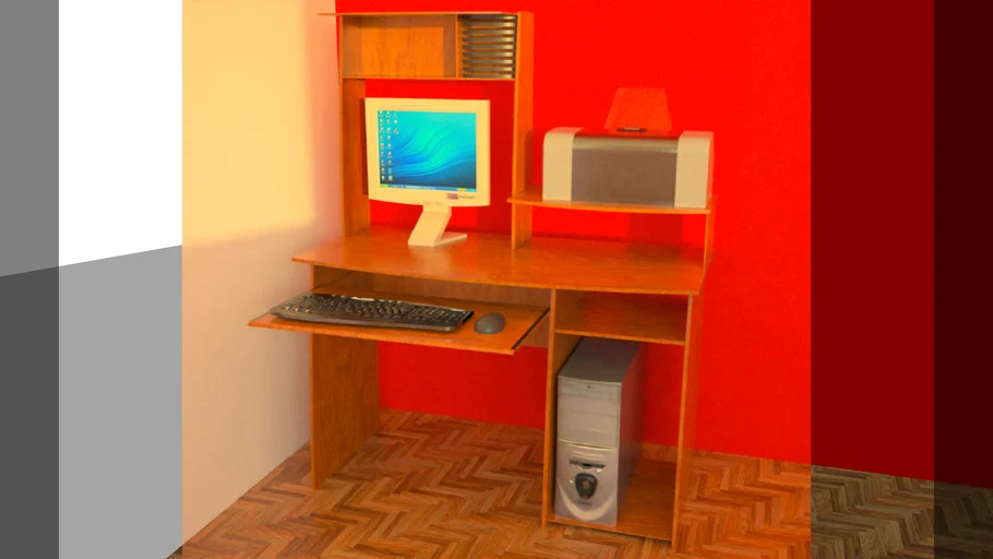 Detailed Desktop | 3D Warehouse
