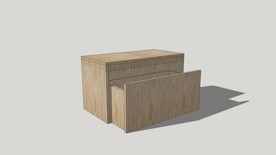 banca cajon | 3D Warehouse