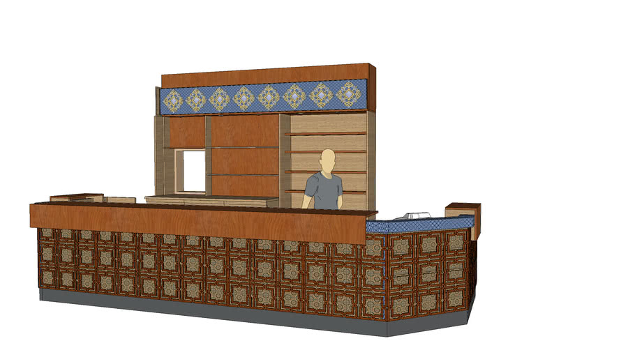 Restaurant Counter | 3D Warehouse