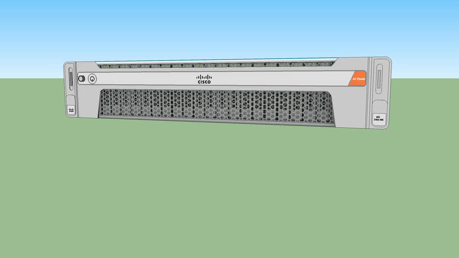 Cisco HyperFlex HX240c M5 rack-mount cloud server | 3D Warehouse