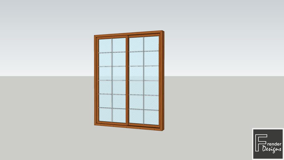 SLIDING DOOR - WOOD FRAME | 3D Warehouse