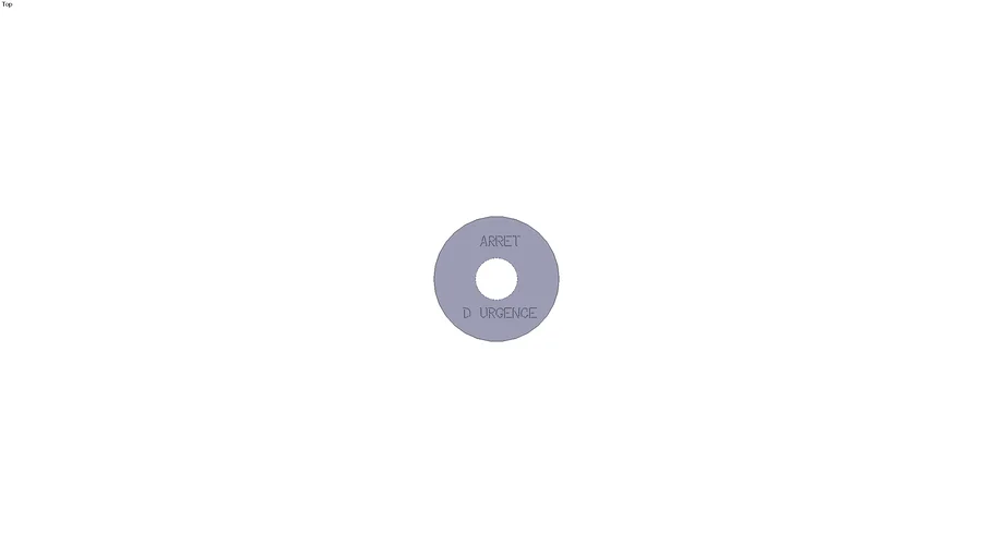 Legends accessories for XALK pushbuttons stations Legend ARRET D ...