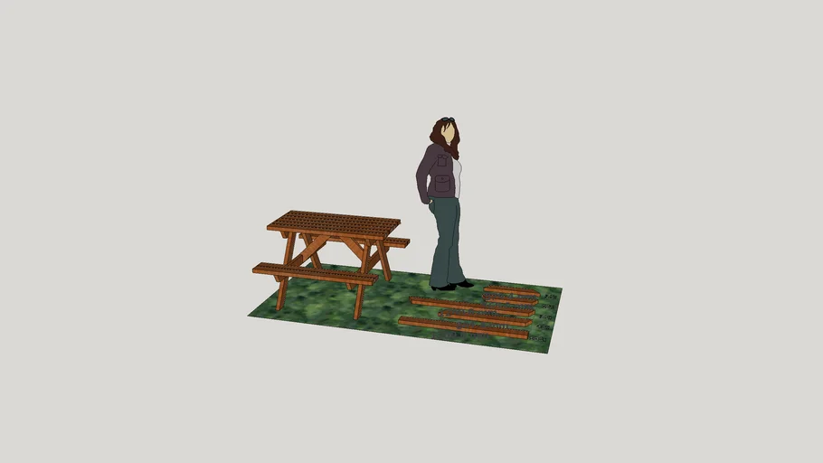 Picnic table | 3D Warehouse
