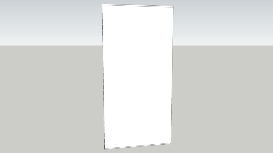 47x96 back panel | 3D Warehouse