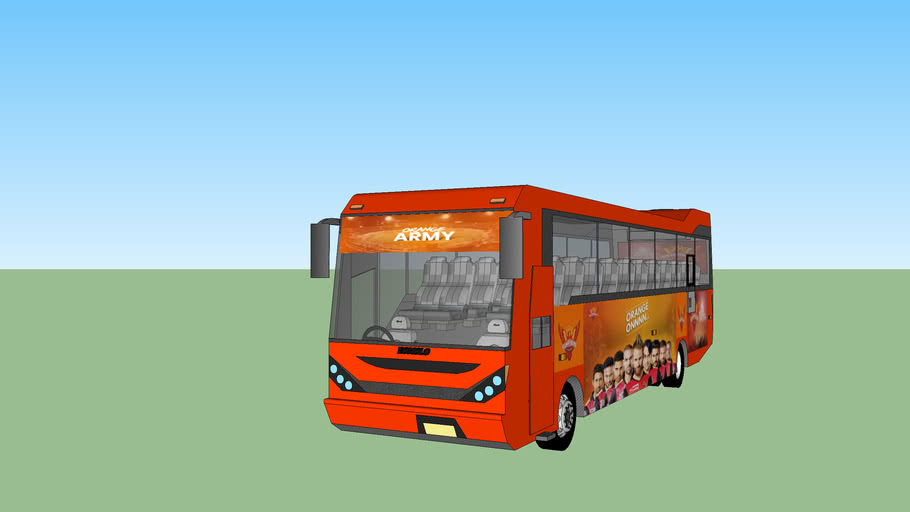 IPL Sunrisers hyderabad Team bus | 3D Warehouse
