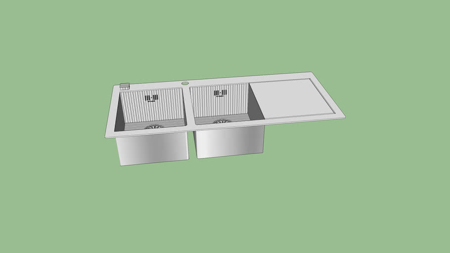 Pyramis Crystalon serie kitchen sink | 3D Warehouse