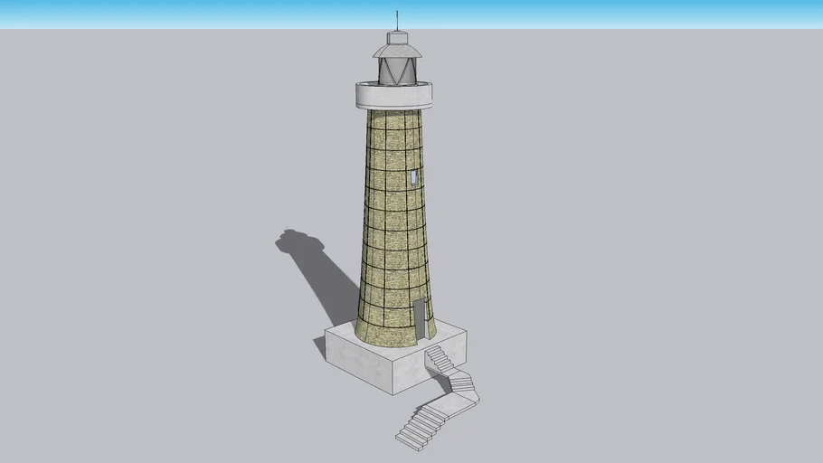 Torre faro RAZZOLI (Lighthouse tower Sardegna) | 3D Warehouse