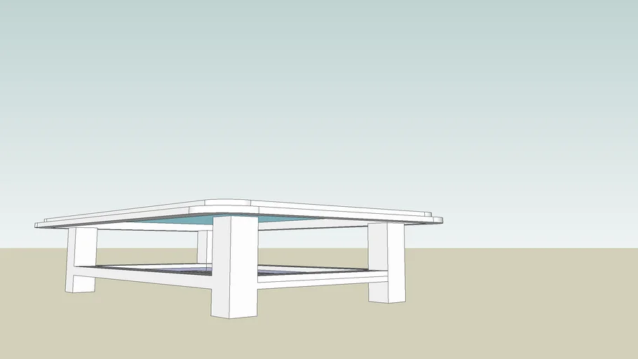Glass table | 3D Warehouse