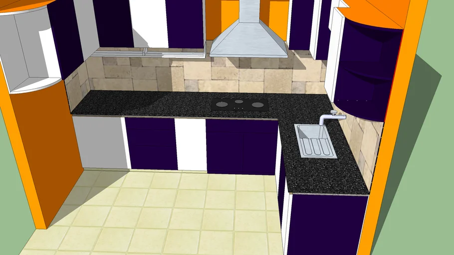 Modular Kitchen | 3D Warehouse