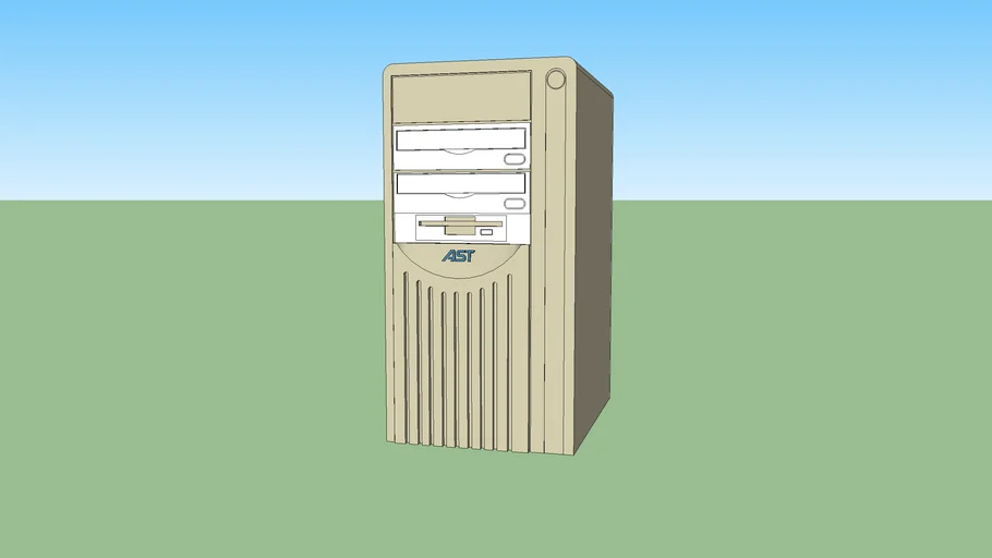 AST Research (Advantage 822) desktop computer | 3D Warehouse