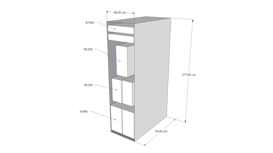 Rack 40U | 3D Warehouse