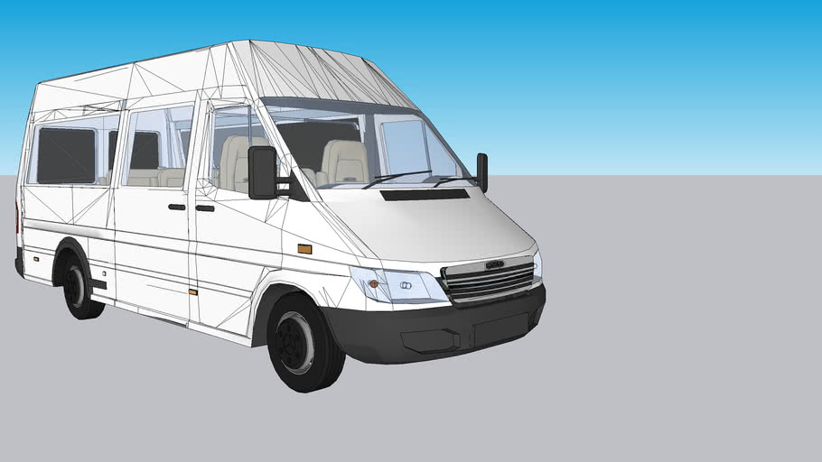 2003 Freightliner Sprinter (2500) (passenger van) (118' wheelbase) | 3D ...