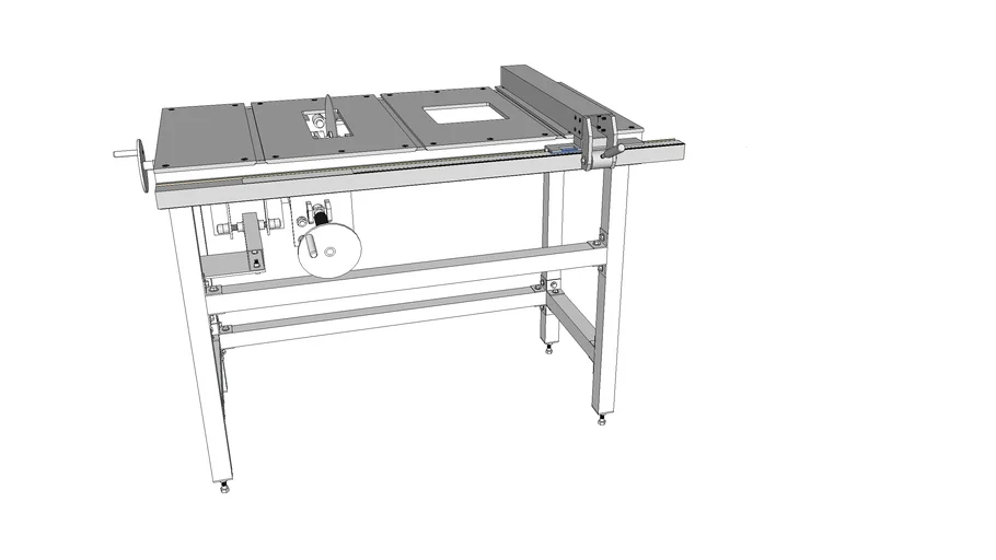 Zelfgemaakte Werkbank | 3D Warehouse