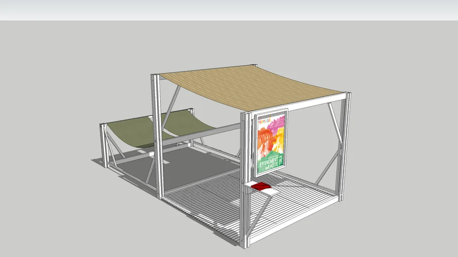 Installation en bois ENSAL | 3D Warehouse