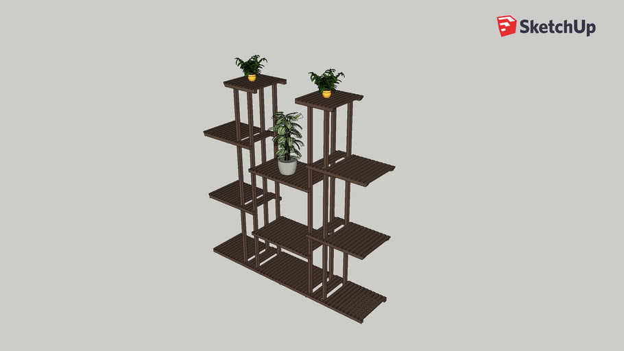 Slatted Shelves | 3D Warehouse
