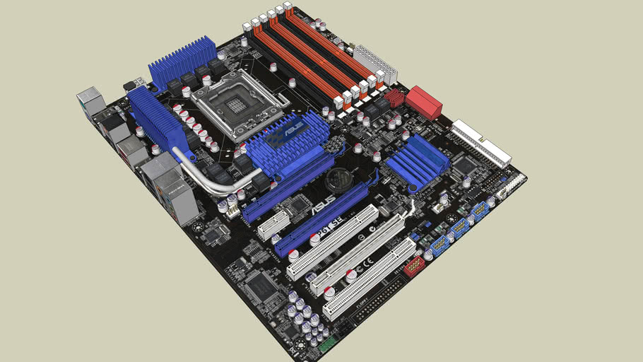 ASUS P6t-se | 3D Warehouse
