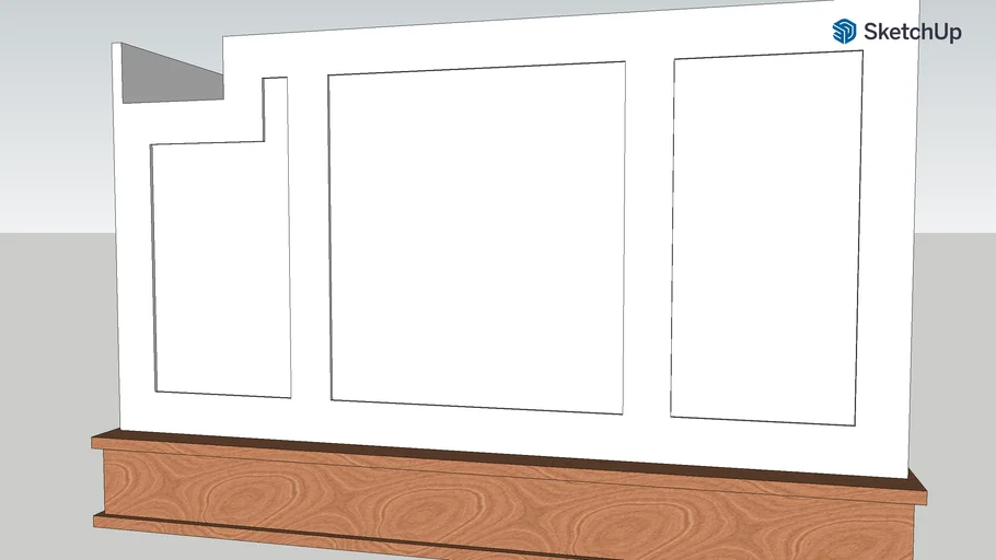 Range with wooden band Option #2 | 3D Warehouse