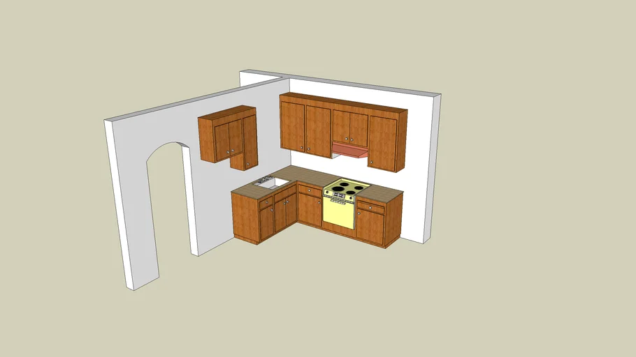kitchen layout | 3D Warehouse