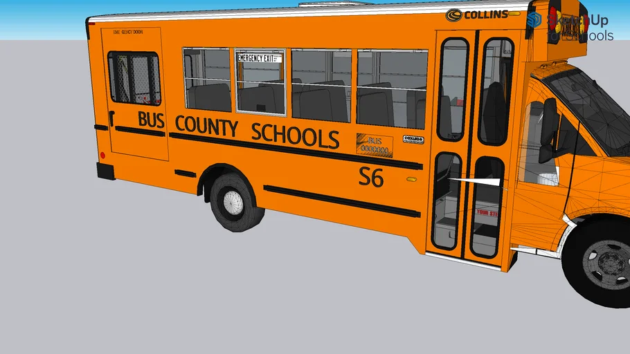 2008 Collins Super Bantam Chevy WCL Bus S6 | 3D Warehouse