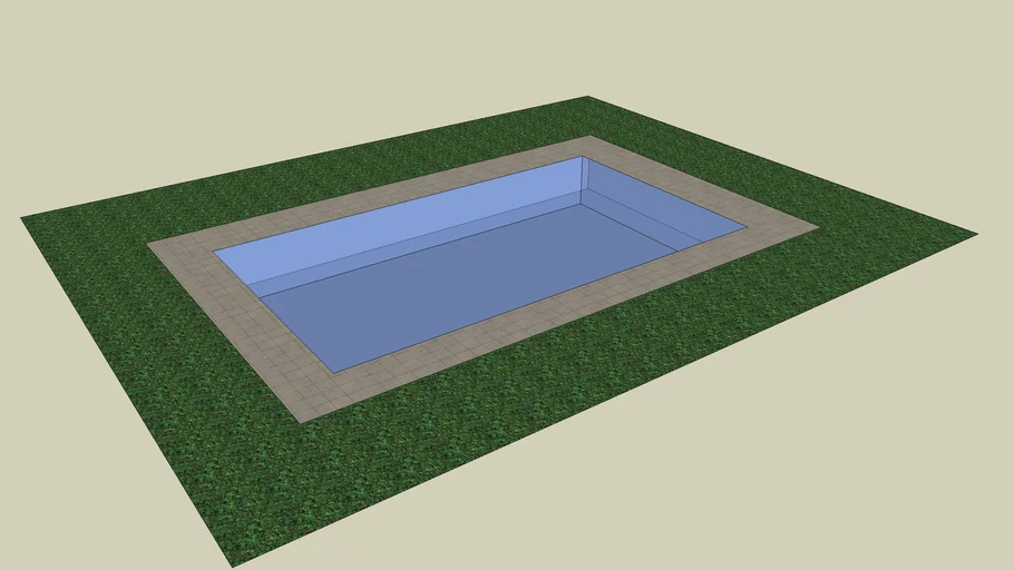 Outdoor Pool | 3D Warehouse