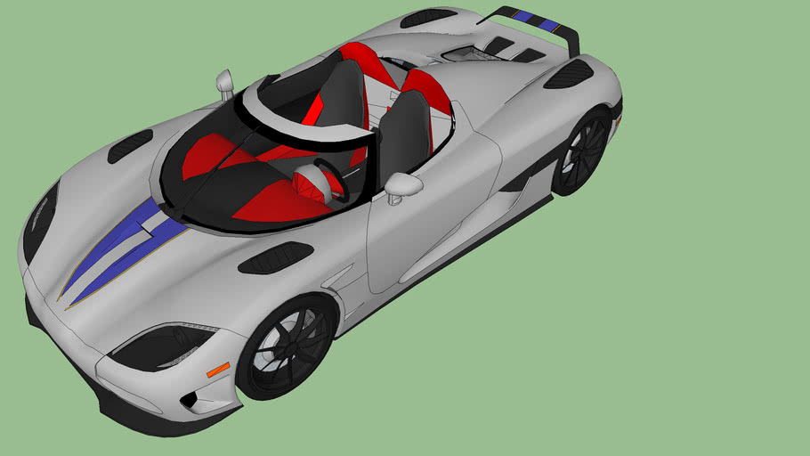 koenigsegg CCX Agera convertible. | 3D Warehouse