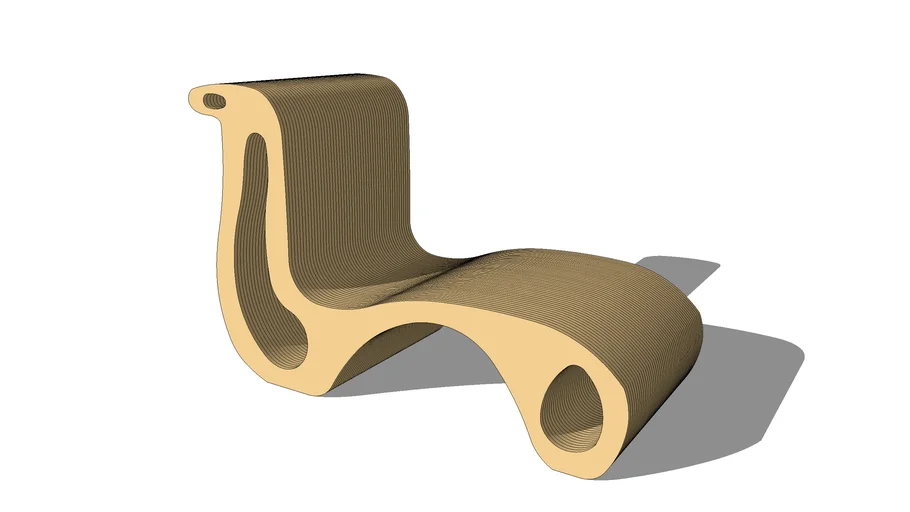 Cardboard Chair | 3D Warehouse