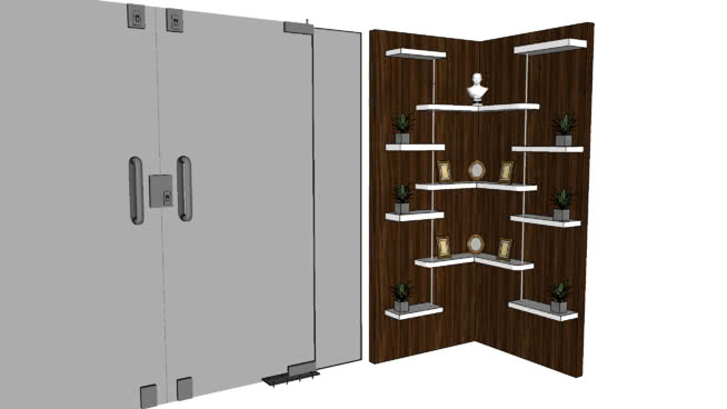 Corner Wall design | 3D Warehouse