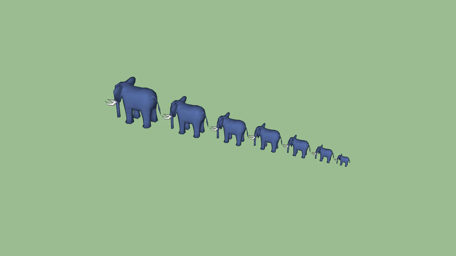 Seven Elephant | 3D Warehouse