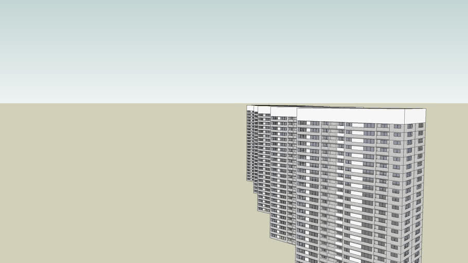 Kennieshead Flats, Pollock, Glasgow | 3D Warehouse