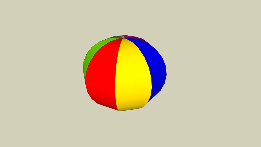 #1 beach ball | 3D Warehouse