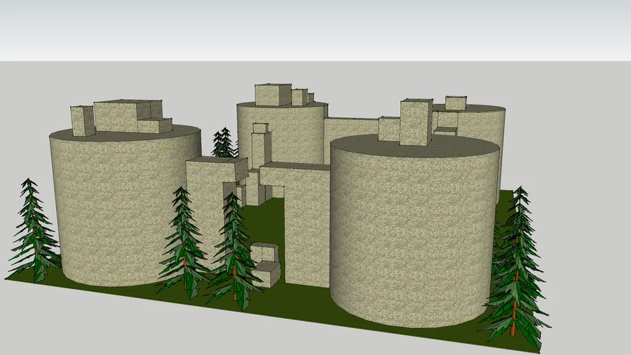 Destroyed Castle | 3D Warehouse