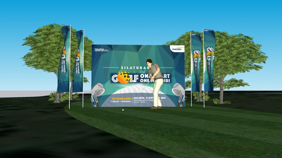 Golf Backdrop | 3D Warehouse